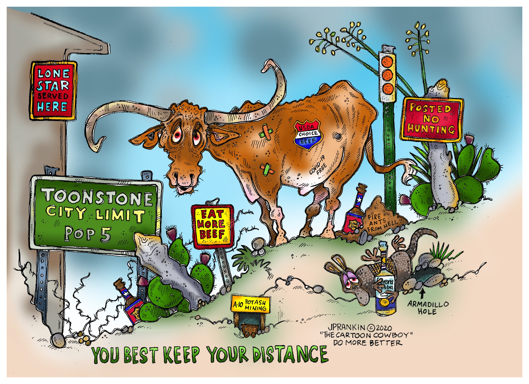 JP Rankin "The CARTOON COWBOY" | The Art of The Cartoon Cowboy ...